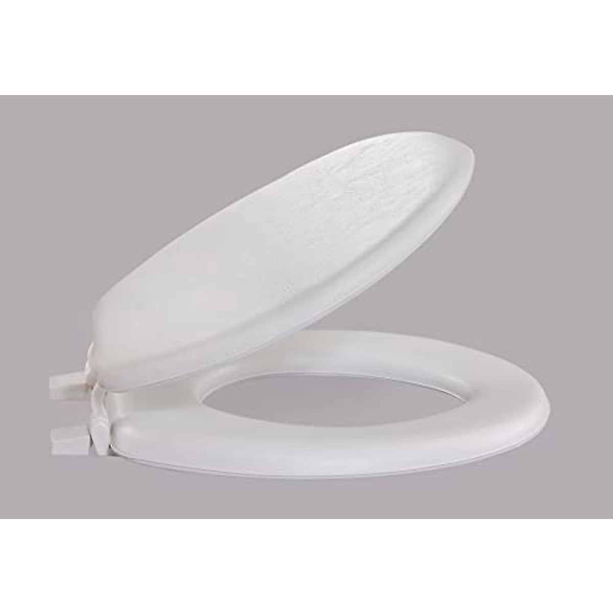Centoco HPS20-001 Soft Vinyl Round Toilet Seat, White