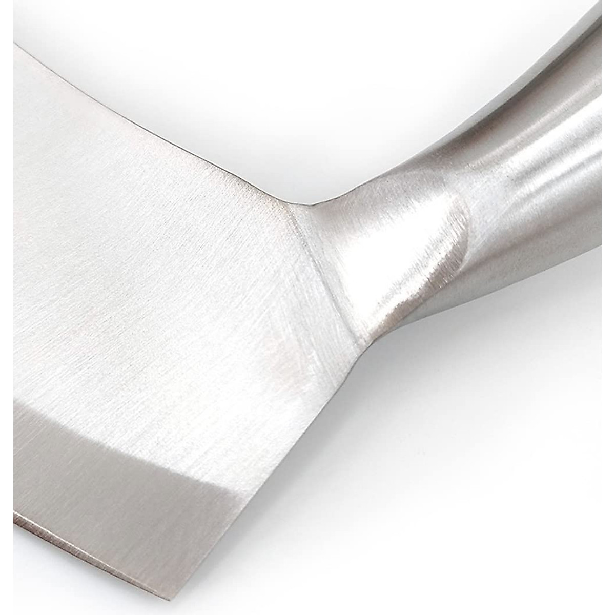 8.7 Inch Mezzaluna Knife With Wood Cutting Board - Stainless Steel Salad Chopper Rocker Pizza Cutter Rocker Knife Curved Blade Sharp Blade Double Handle Fruit Vegetable Mincing Knife