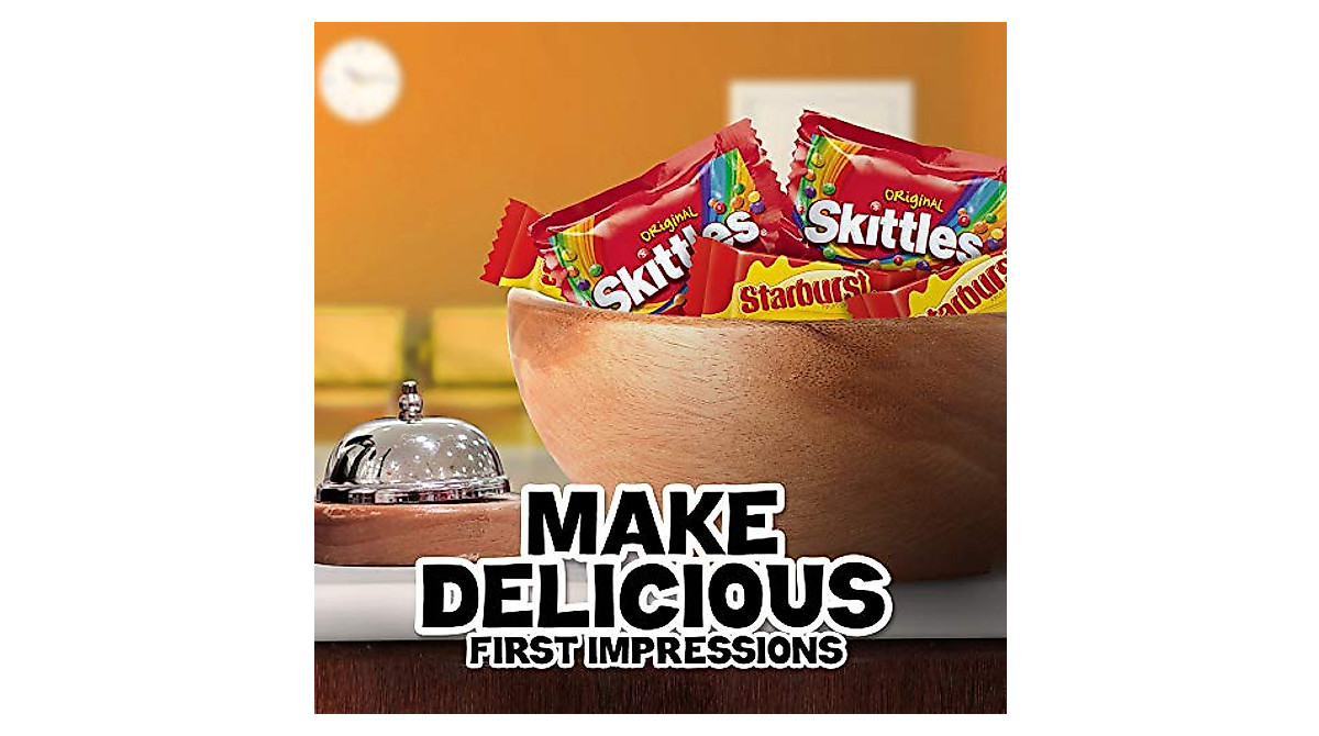 Easter Candy Assortment - SKITTLES & STARBURST Fun Size Chewy 65 Pieces