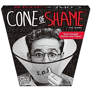 Spin Master Cone of Shame, Guessing Party Game, for Adults and Teens Ages 16 and up