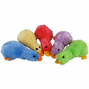 Multipet Duckworth Mini Plush Dog Toy, Assorted Colors, for small breeds