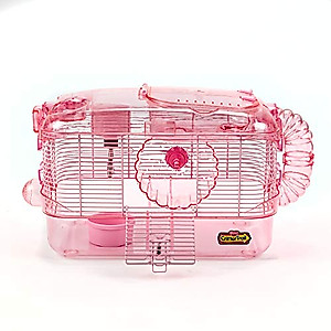 Kaytee CritterTrail Pink Habitat for Pet Mice, Dwarf Hamsters, Hamsters or Gerbils