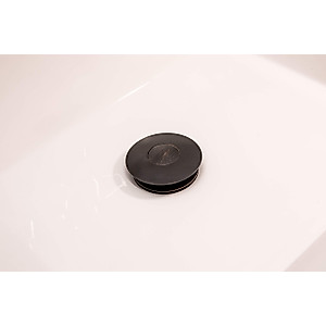 Keeney K820-76BRZ Universal Push Button Bathroom Sink Drain Without Overflow - Oil Rubbed Bronze