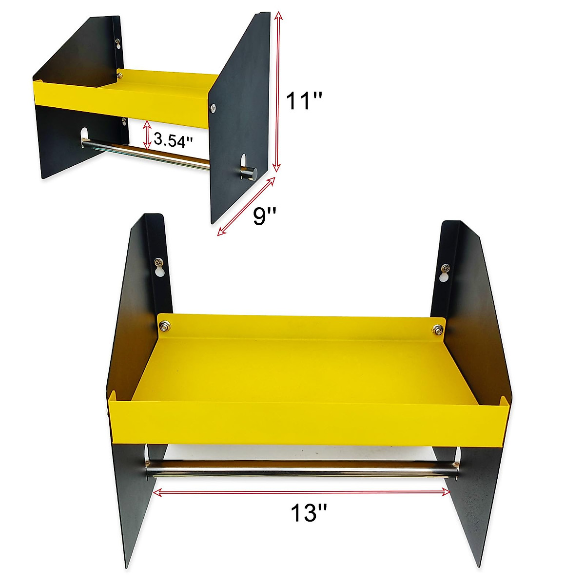 Su ying Garage Paper Towel Holder -paper towel holder wall Mount (with shelf),Garage Organization and Storage，Home, Shop Organization (13 x 9)
