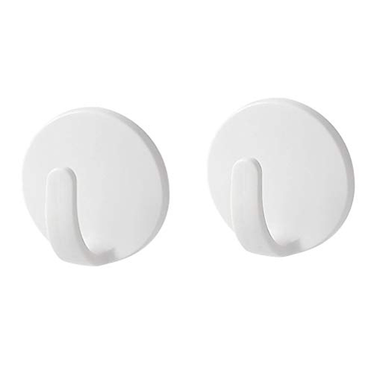 BESPORTBLE 2Pcs Fridge Magnet Hook Refrigerator Hanger Plastic Wall Hooks for Kitchen Refrigerator Home Utensils (White)