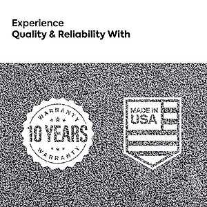 Furnish my Place Grey 3' x 5' Solid Color Rug Made in USA