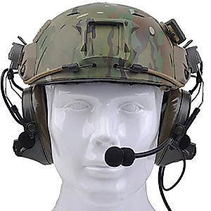【Z-TAC Official Store】 ZTactical zComta II TacticalHeadset (Z041-FG) + Rotatable Adapter for Fast (Z147)+ U94 zPTT Kenwoo Push-to-Talk（Z113-KEN） NoiseCanceling Sound Collection G:1 NonMilSpec OD