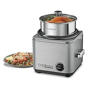 Cuisinart 8-Cup Rice Cooker, Silver, 8-cup