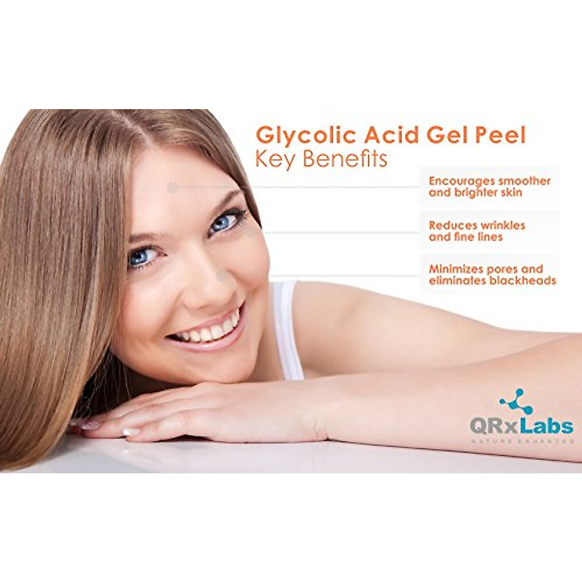 Glycolic Acid 70% Gel Peel with Chamomile and Green Tea Extracts - Professional Grade Chemical Face Peel for Acne Blemishes, Collagen Boost, Wrinkles, Fine Lines - Alpha Hydroxy Acid - 1 Bottle of 1 fl oz