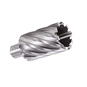 ACTOOL 1-1/2" Diameter × 2" Depth of Cut HSS ANNULAR Cutter with 3/4'' Weldon Shank