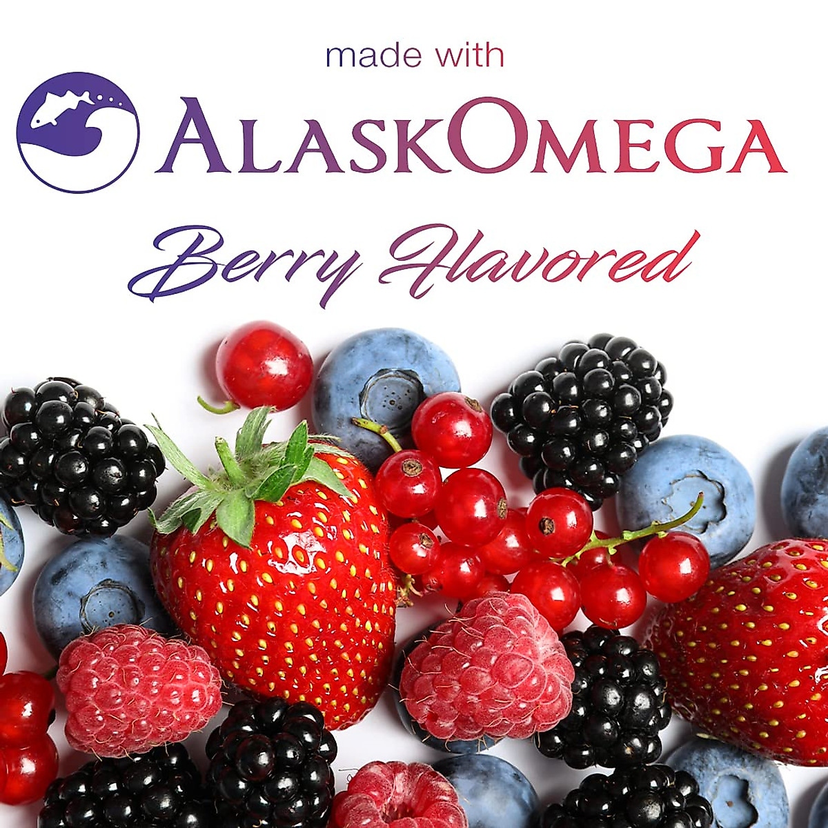 (3 Pack) Smarter Omega 3 Fish Oil, Berry Flavor, Burpless, Tasteless, 2000mg, DHA EPA Triple Strength Brain, Joint and Heart Support, Made with AlaskOmega®