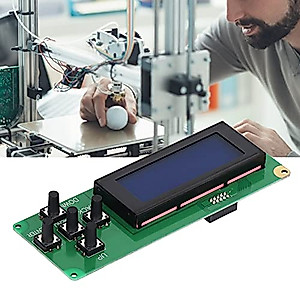 Eulbevoli LCD Display Board, White Character LCD Controller Module 2004 for Working