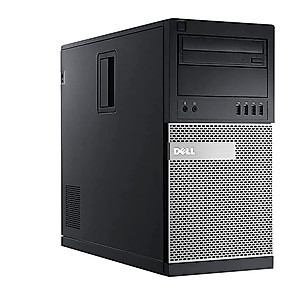 Dell Tower Computers OptiPlex 9020 PC Tower, Intel Quad Core i7 4770 Desktop Up to 3.9GHz,32GB Ram 1TB SSD,2TB HDD,AC8260 Built-in WiFi,3 Monitor Support, Windows 10 Pro (Renewed)