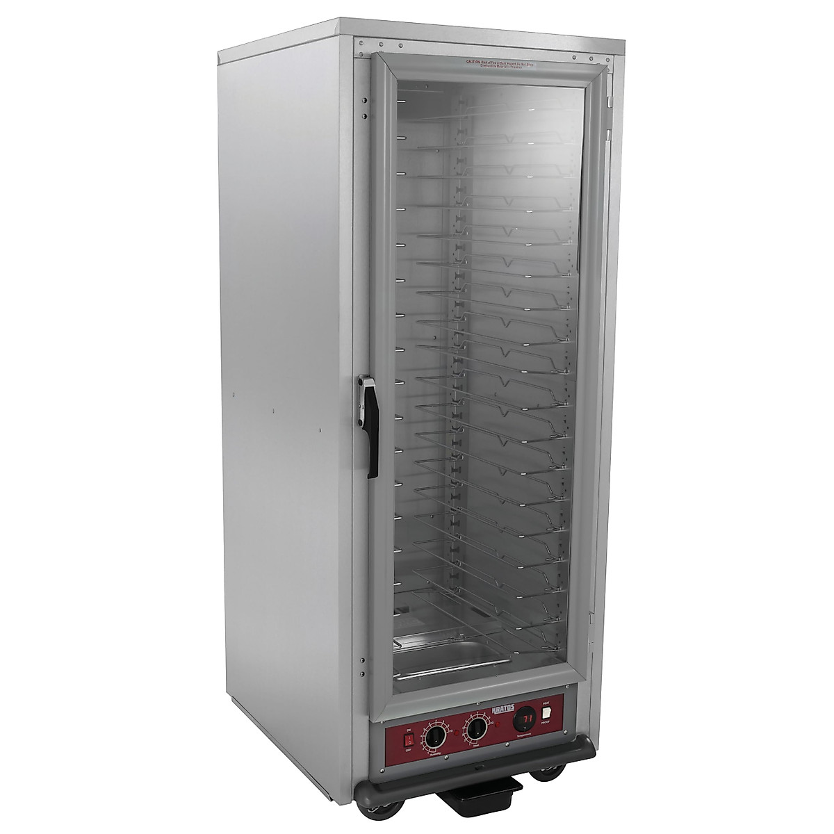 Kratos Premium Full Size Universal Insulated Commercial Holding and Proofing Cabinet, Holds Sheet Pans and Food Pans, Clear Door, 120V, 2000W (28W-235)