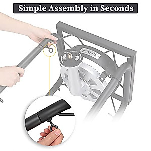 ROVSUN High Pressure 200,000 BTU Propane Gas Stove Single Burner for Outdoor Cooking Home Brewing Turkey Fry, Powerful Camping Cooker with 20 PSI Regulator (200,000BTU-Short Feet)