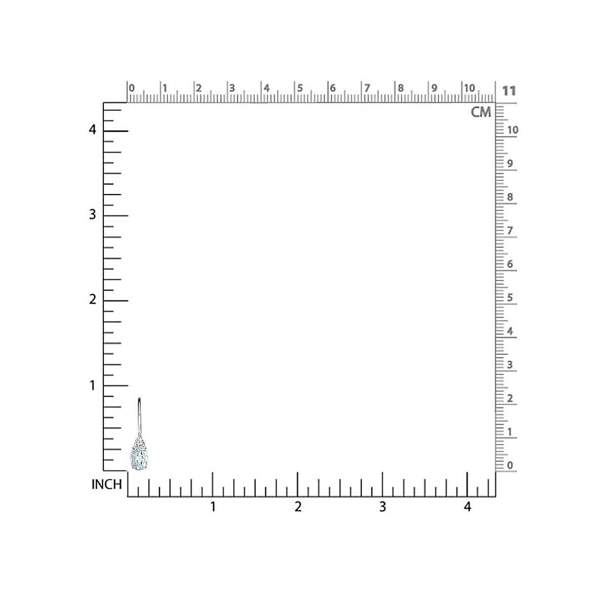 Silvershake 1.16ct. 7X5mm Oval Shape Genuine Light Blue Aquamarine and White Topaz 925 Sterling Silver Hook Closure Earrings