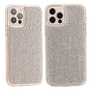 iPhone 11 Sparkly Diamond Case - Shockproof Premium Bling Rhinestone Protective Cover