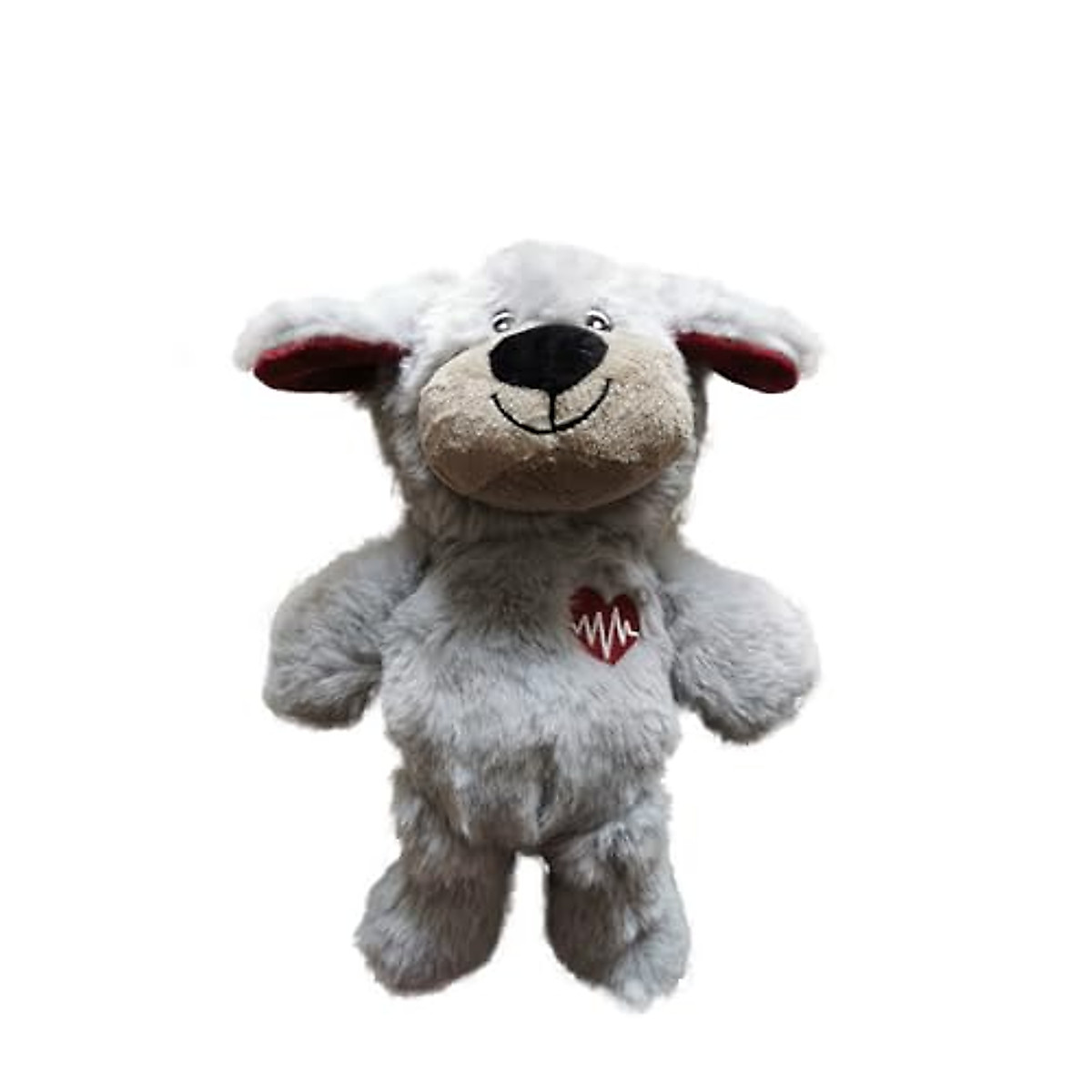 HonourHope Dog Heartbeat Toy for Anxiety Relief, Dog Soft Plush Toy Pet Calming Puppy Behavioral Training Aid Toy Pet Companion Pillow for Puppy Dog Cat Kitty Pets - Bear Box