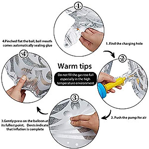 6 Pieces Butterfly Foil Balloon Silver Aluminum Party Balloon Foil Balloons for Wedding Birthday Anniversary Party Decoration