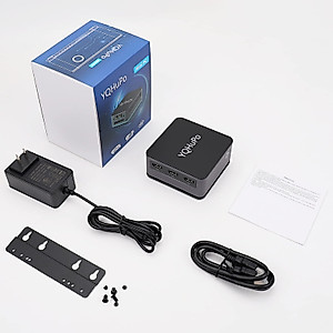 YQHuPo Mini PC Windows 11 Pro, 8GB DDR4 256GB SSD Intel Celeron N5105(Up to 2.9GHz) Mini Desktop Computer, Intel UHD Graphics, Triple HDMI 2.0 Output, 3X USB 3.0, WiFi6, BT5.0, Dual Gigabit Ethernet
