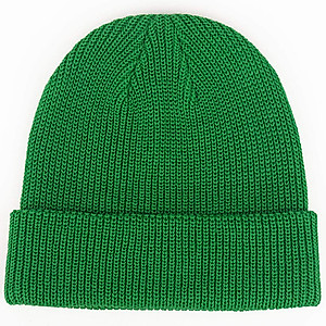 MaxNova Men's Slouchy Beanie Hat Winter Warm (Kelly green)
