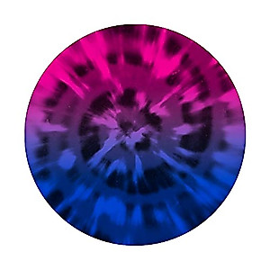 Bisexual Tie Dye Boho Bi Pride Flag Colors Pink Blue Purple PopSockets Swappable PopGrip