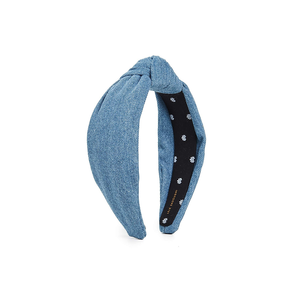 Lele Sadoughi Women's Denim Knotted Headband, Light Denim, Blue, One Size