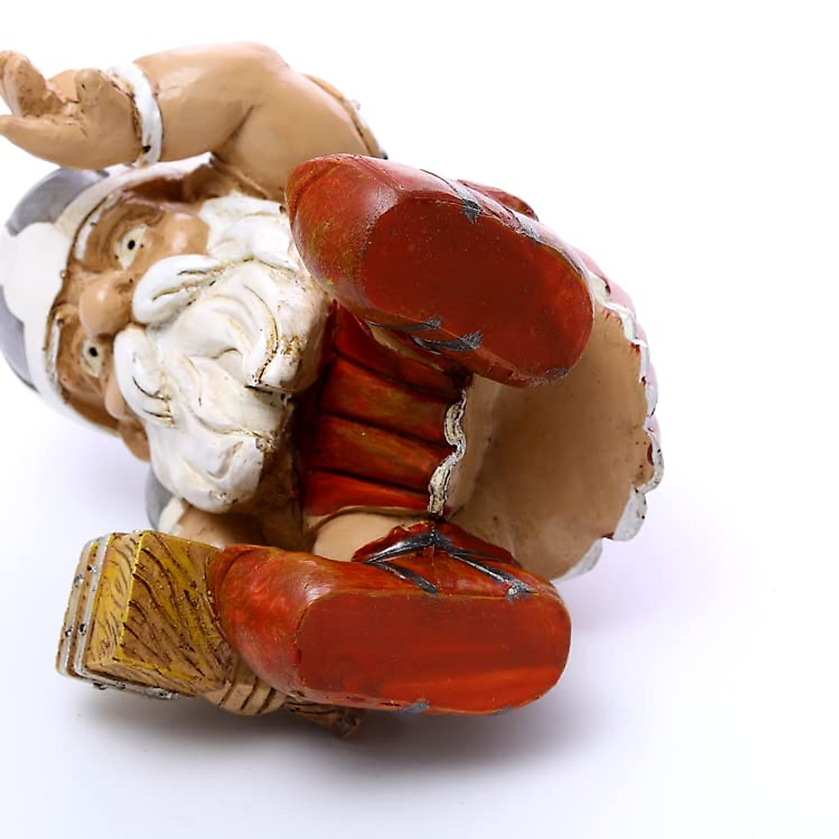 Newmyth 6" Viking Victor Norse Dwarf Gnome with Hammer Statue Outdoor Resin Figurines for Home Yard Garden Lawn Miniatures Fairy Garden Accessories