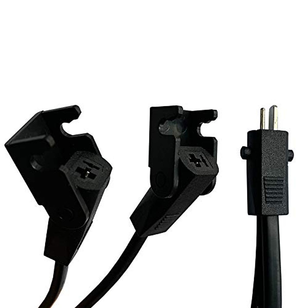 STAIGO 2 Pin Splitter Lead Y Power Cable 2 Motors to 1 Power Supply for Electric Recliner Lift Chair Used to Connect 2 Lift Chair Electric Recliner Motors to 1 Power Supply Transformer (1M)