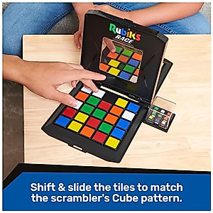 Rubik’s Race, Classic Fast-Paced Strategy Sequence Brain Teaser Travel Board Game Two-Player Speed Solving Face-Off for Adults & Kids Ages 7 and up