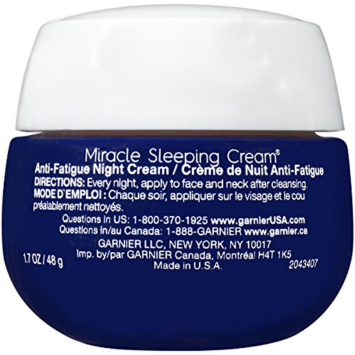 Garnier SkinActive Miracle Anti-Fatigue Night Cream, 1.7 Ounce