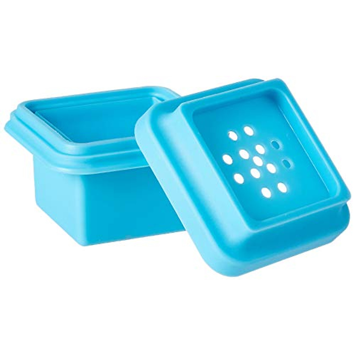 Tovolo King Cube Ice Mold System, Crystal Clear Seamless 2 Inch Cubes for Whiskey Cocktails & More - Set of 4 Molds