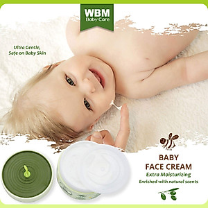 WBM Care Baby Care Gift Set with Baby Oil,Baby Powder and Face Cream - Essentials Skin Care Products,Baby & Mommy Gift Set, 3 Items