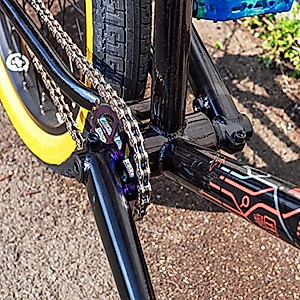 Salt BMX Crank Revo Crank 175mm 3 Piece Crank with Mid BB, Black