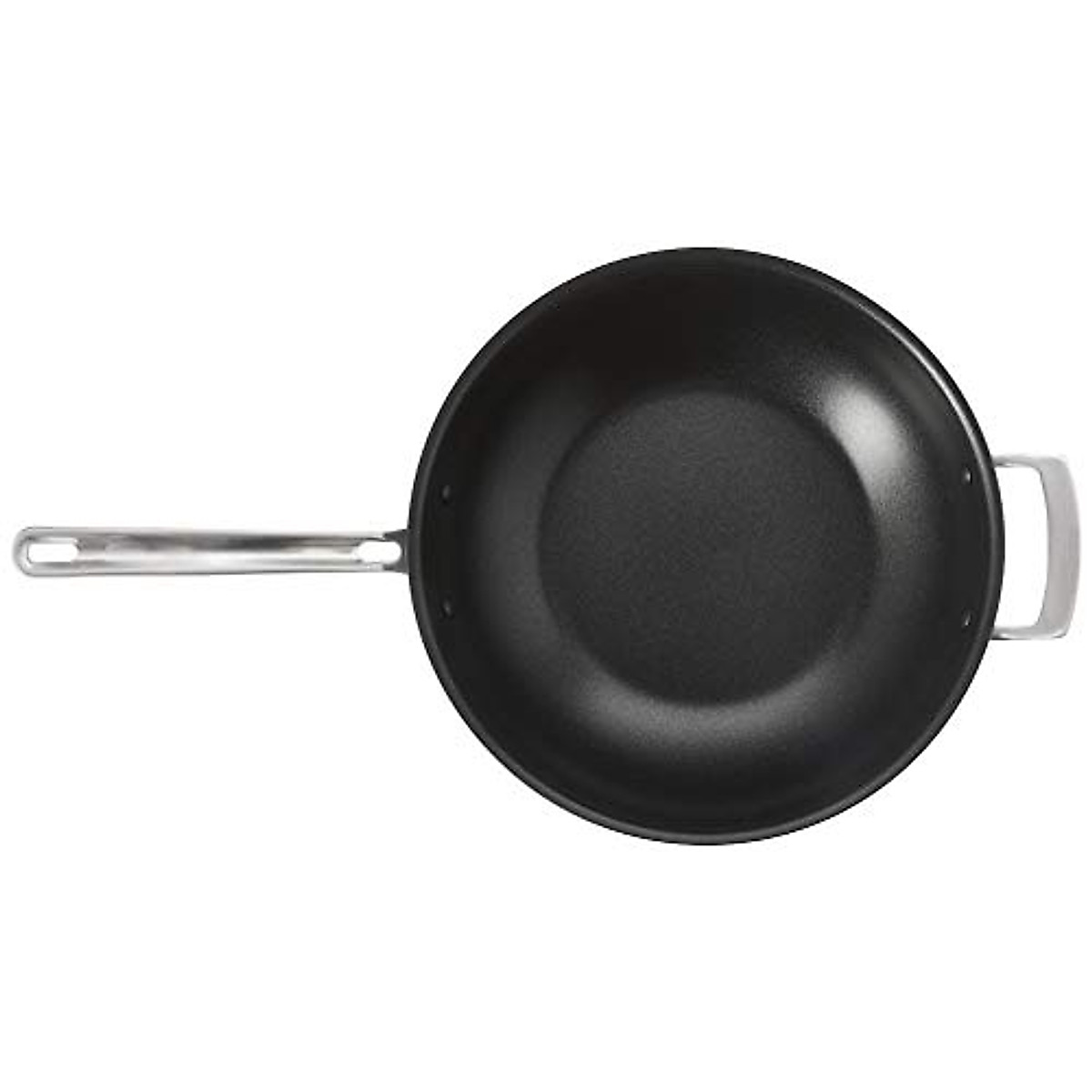 VIKING Culinary Hard Anodized Nonstick Chef Pan, 12 Inch, Includes Glass Lid & Ergonomic Stay-Cool Handle, Dishwasher, Oven Safe, Works on All Cooktops including Induction