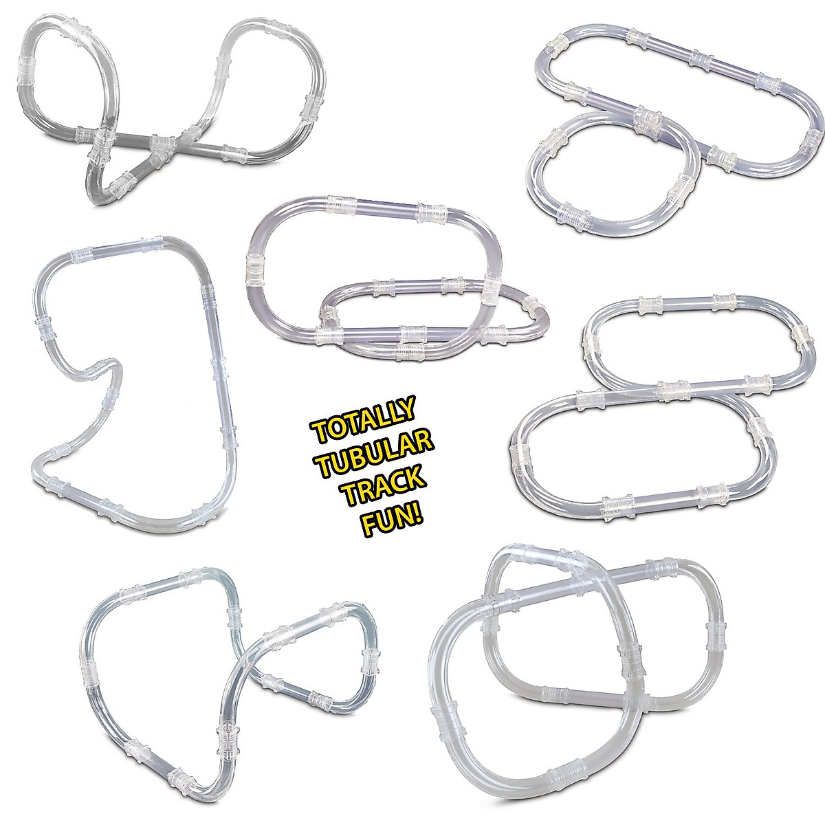Zoom Tubes RC Car Trax, 25-Pc Tubular Expansion Kit, Racer NOT Included (As Seen on TV)