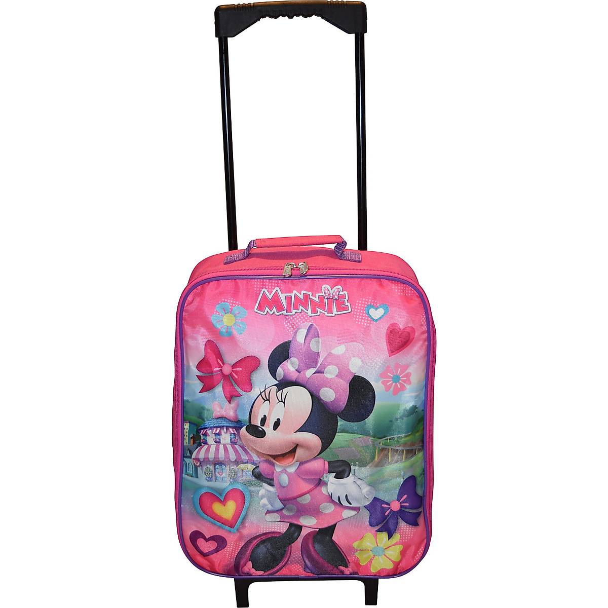 Minnie Mouse Disney 15" Collapsible Wheeled Pilot Case - Rolling Luggage