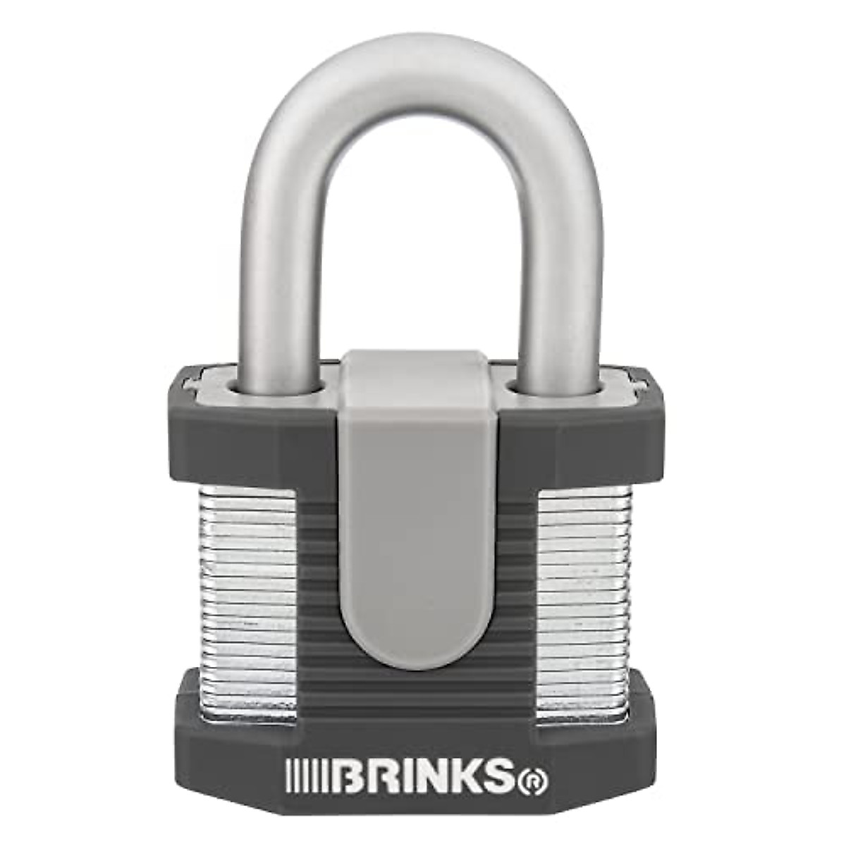 BRINKS - 50mm Commercial Laminated Steel Keyed Padlock, 6-Pack - Solid Steel Body with Boron Steel Shackle