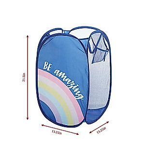 Urban Shop Be Amazing Pop Up Hamper, Blue