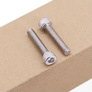 10-24 x 3/4" (50 Pcs) Socket Head Cap Screws, 304 Stainless Steel 18/8, Full Thread, Coarse Thread, ASME B18.3-1