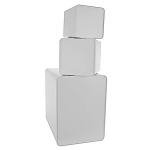 Megachef Storage and Organization Food and Coffee Canister Set Collection, 5 Piece, Matte White