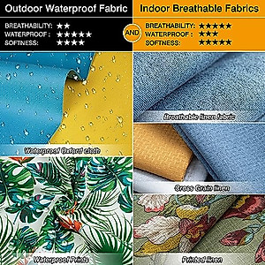 RXASC Custom Bench Cushions,Non Slip Tufted Memory Foam for Indoor Furniture,Patio Furniture Cushions,Durable Stain Resistant Indoor/Outdoor Bench Seat Cushion,Piano Bench/Window seat Cushions