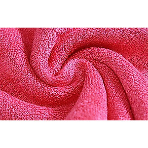 Luxury Bamboo Washcloth Towel Set 12 Pack for Children Bathroom-Hotel-Spa-Kitchen Multi-Purpose Fingertip Towels & Face Cloths 17'' x 10''