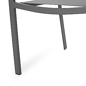 Christopher Knight Home Colfax Outdoor Dining Sets, Natural + Gray + Dark Gray