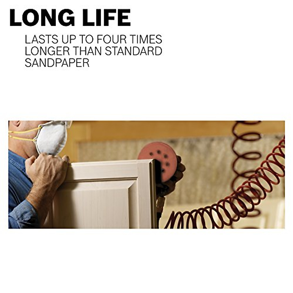 BOSCH SR6R060 5-Piece 60 Grit 6 In. 6 Hole Hook-And-Loop Sanding Discs