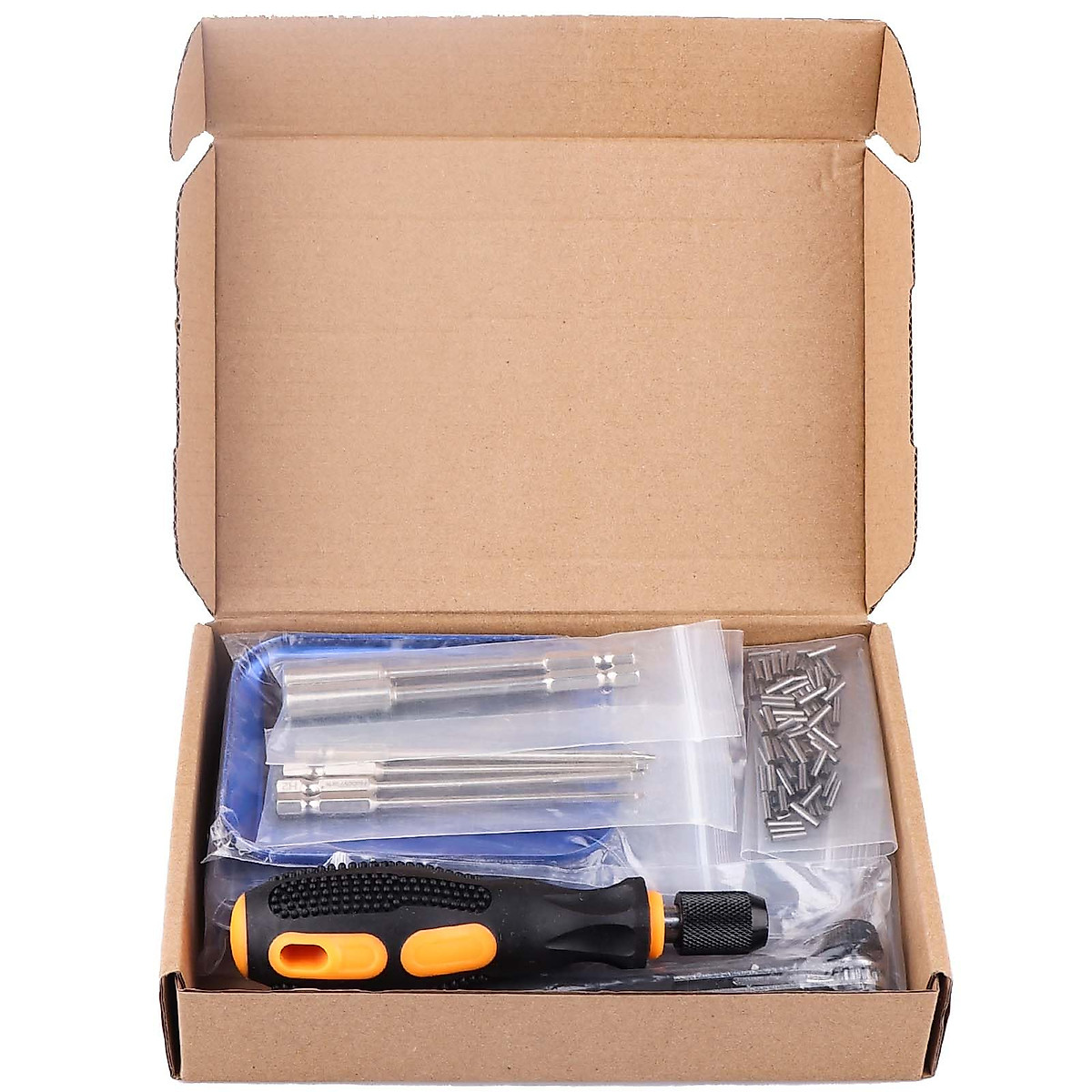 HobbyPark 620pcs RC Screw Kit Screws Assortment Set Hardware RC Repair Tool Kit RC Screwdrivers Hex Drivers w/Tray for Traxxas Arrma Axial Redcat Losi 1/8 1/10 1/12 1/16 Scale RC Car Truck Crawler