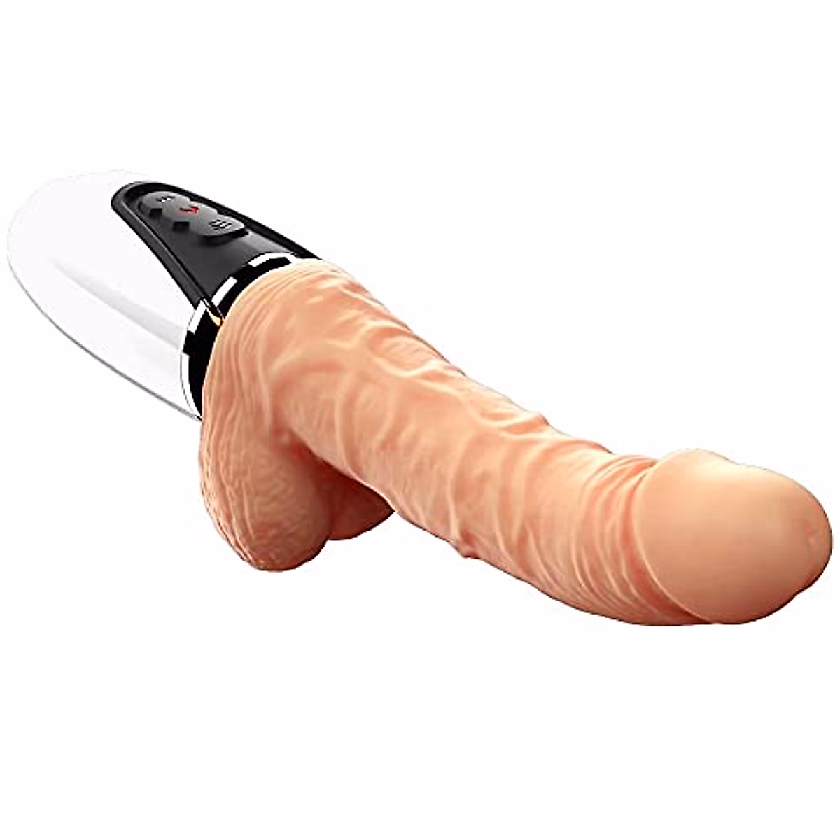 8 Inches Super Soft Silicone Material Realistic Typical Hands-Free Suction Cup Tool Suitable for Female Beginners and Couples (5S9