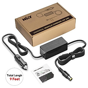 HKY Car Charge Cable Compatible with Goal Zero Yeti 200X/400/150/500X/1000X/1500X/3000X/6000X 1250 1400 3000 & Sherpa 50/100/100AC Portable Power Station GZ98079 12V-24V DC Adapter Car Charging Cord