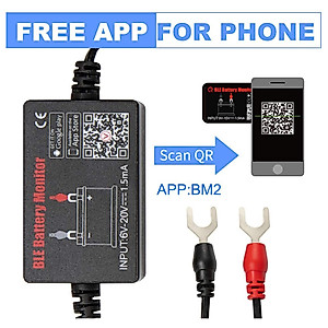 Auto Battery Monitor BM2 Bluetooth 4.0 12V Device Car Battery Tester