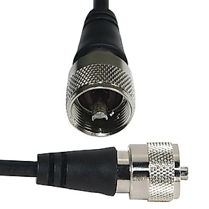 Tram® 5-Inch Tri-Magnet CB Antenna Mount with Rubber Boots and 18-Foot RG58A/U Coaxial Cable, Silver